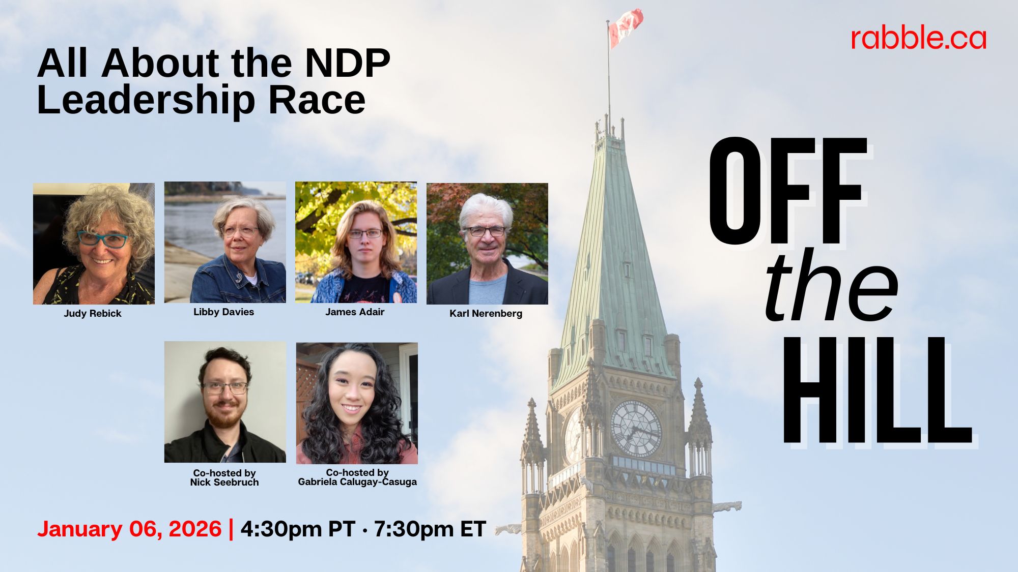 TOMORROW: Off the Hill: The future of the NDP, and who will lead it ...