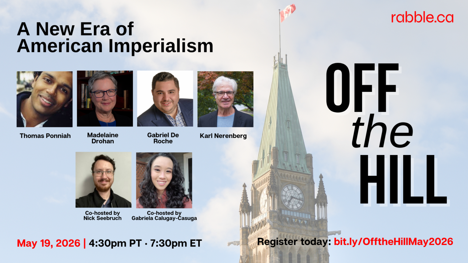 Off the Hill: A new era of American Imperialism - happening next week ...
